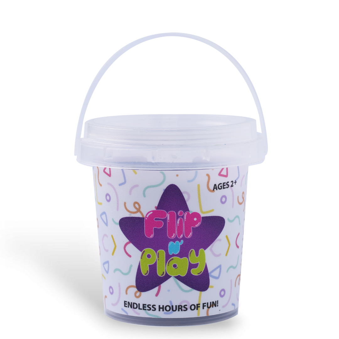 Flip N’ Play – 250g Playdough Bucket – Flip N' Play